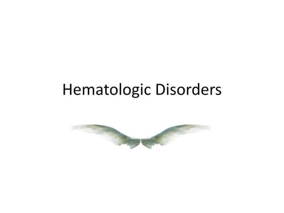 Hematology mnemonics | PDF | Blood Disorders | Diseases and Conditions