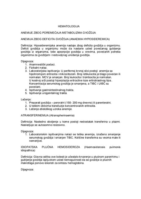 Anemije kod dece suđecki branko iv-7 | PPT