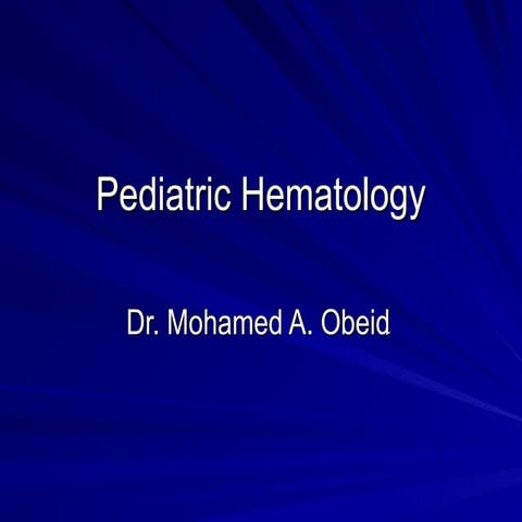Hematology lecture presentation of Pathology.ppt
