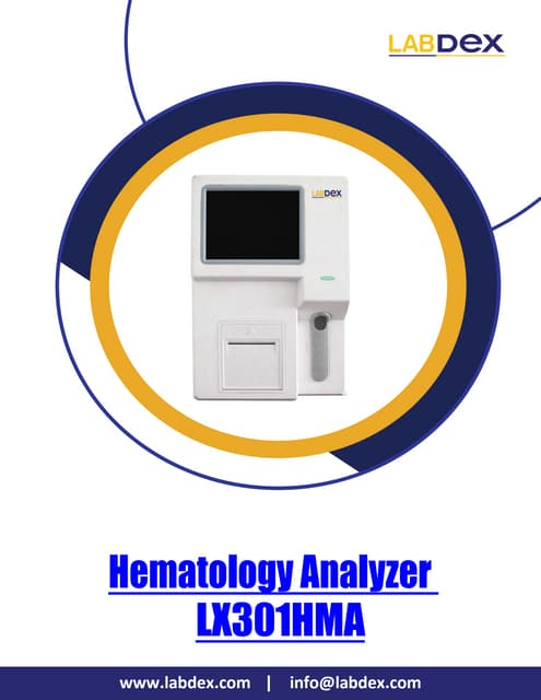 Hematology Analyzer LX302HMA | PDF