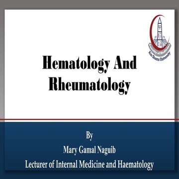 HEMATOLOGY AND RHEUMATOLOGY.pptx