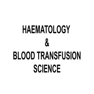 Hematology and Blood Transfusion Spots.pptx