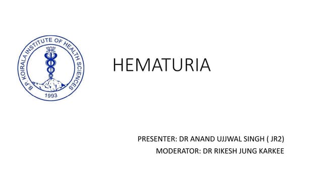Haematuria | PPT