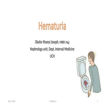 Hematuria for lecture and education .ppt