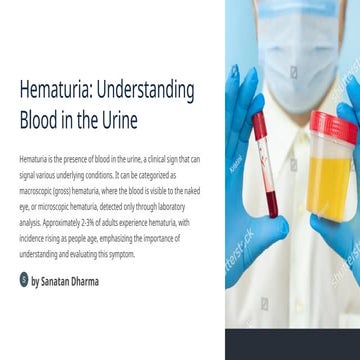 Hematuria-Understanding-Blood-in-the-Urine | PPTX