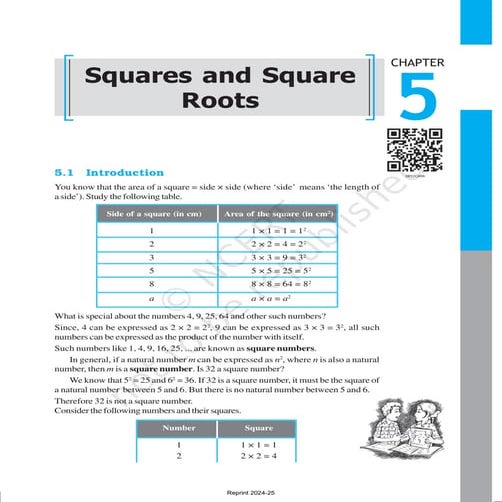 Squares & square roots - class 8th | PPT