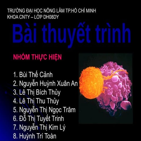 Tổng quan về Hệ Miễn Dịch đại học nông lâm | PPTX