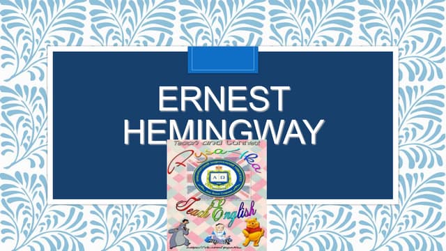 Old man at the bridge | PPTX