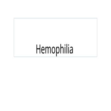hemo and platelet disorder in hematology | PPTX