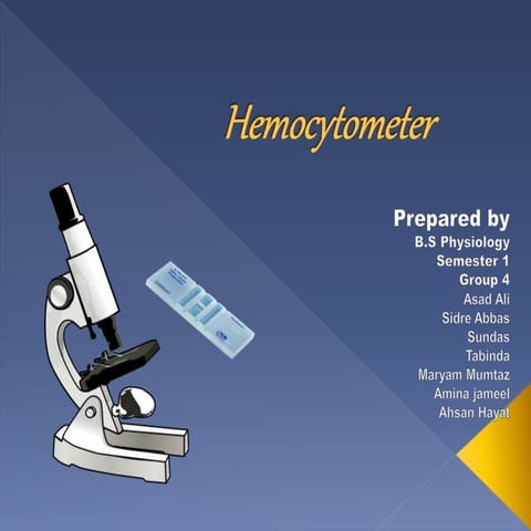 Hemocytometer Pptx
