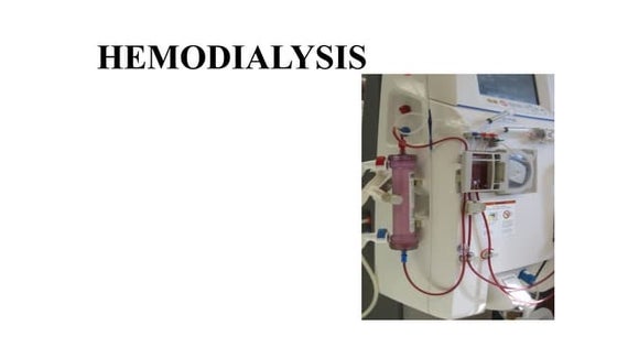 Nursing management of hemodialysis | DOCX | Healthcare Industry ...