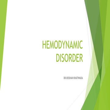 HEMODYNAMIC DISORDER | PPTX