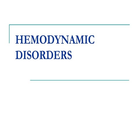 HEMODYNAMIC DISORDERS.pptx HAWASSA UNIVERSITY | PPTX