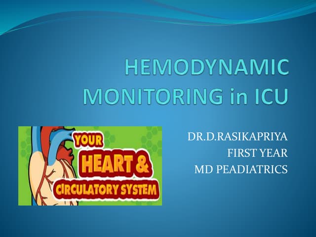 Icu monitoring | PPTX | Heart and Cardiovascular Diseases | Diseases ...