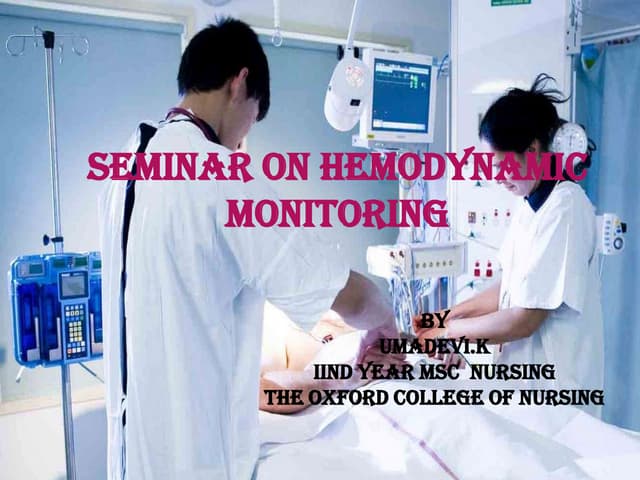 Icu monitoring | PPTX | Heart and Cardiovascular Diseases | Diseases ...