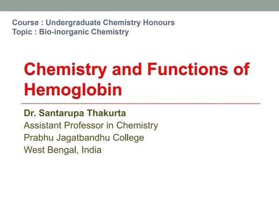 Hemocyanin and Hemerythrin | PPTX | Blood Disorders | Diseases and ...