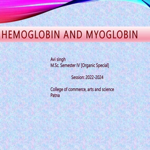 Hemoglobin (Structure, Synthesis & Breakdown).pptx