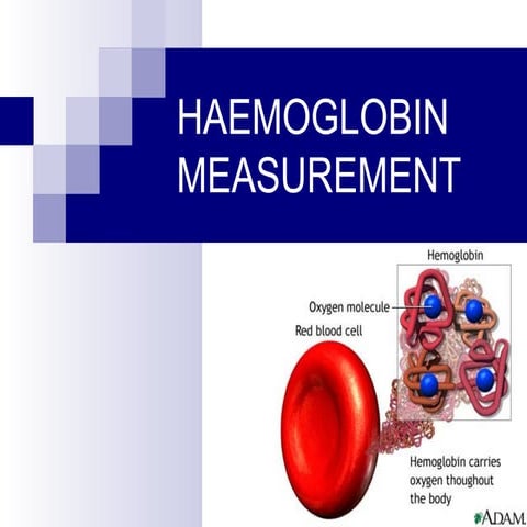 Hemoglobin estimation | PPT