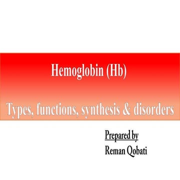 Hemoglobin (Hb) synthesis HB HB HB HB.pdf