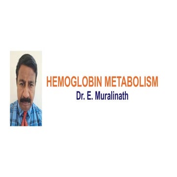 Hemoglobin metabolism_pathophysiology.pptx