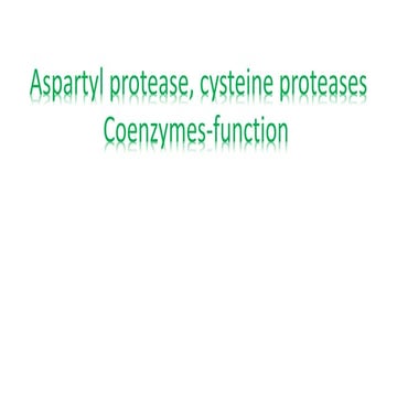 Protease the enzyme that break down proteins | PDF