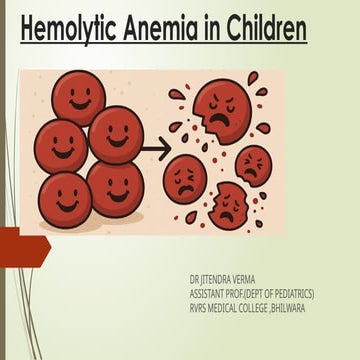 Approach to Hemolytic Anemia in Children.pptx