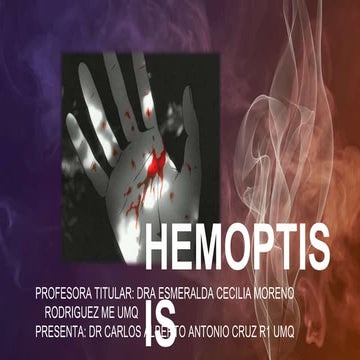 Hemoptisis | PPTX