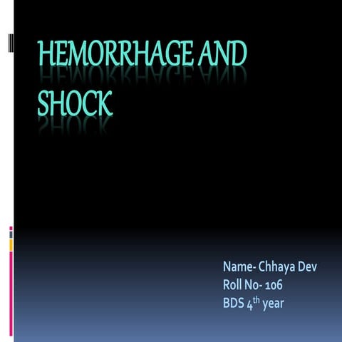 Hemorrhage and shock.pptx