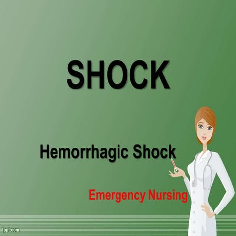 Hemorrhagic shock | PPT | First Aid | Injuries