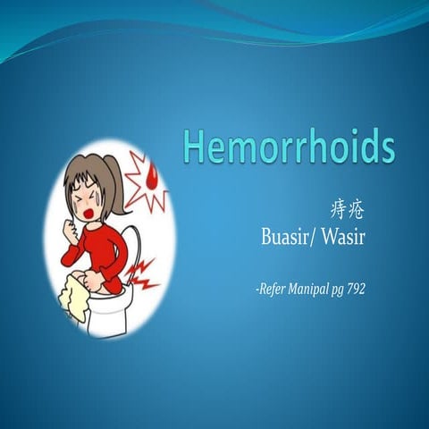 Hemorrhoids Pptx