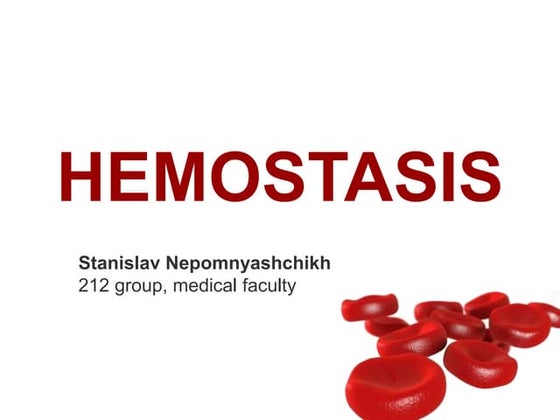 Local hemostatic agents(2) | PPT