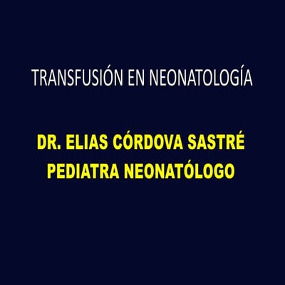Hemotransfusion | PPTX
