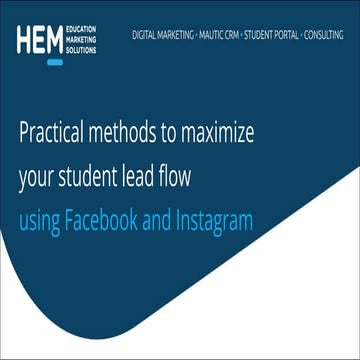 Practical methods to maximize your student lead flow using FB& Instagram.pdf