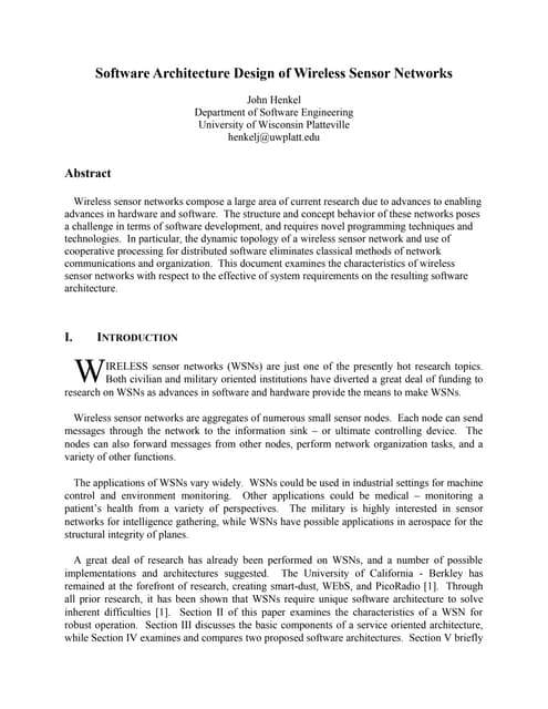 Wireless Sensor Networks Ppt 