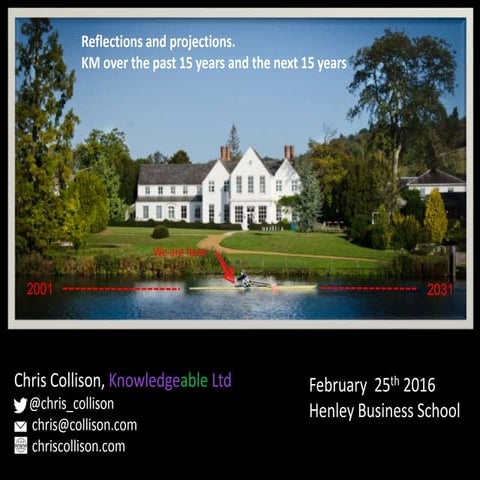 Henley Forum - reflections and projections for Knowledge Management ...