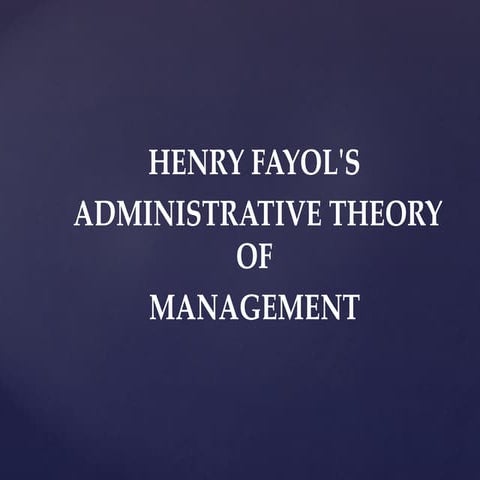 Henri Fayols 14-principles-of-management | PPTX