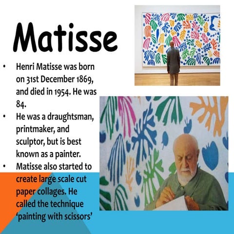 Henri Matisse Cut Outs