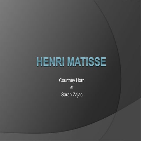 Henri matisse | PPT