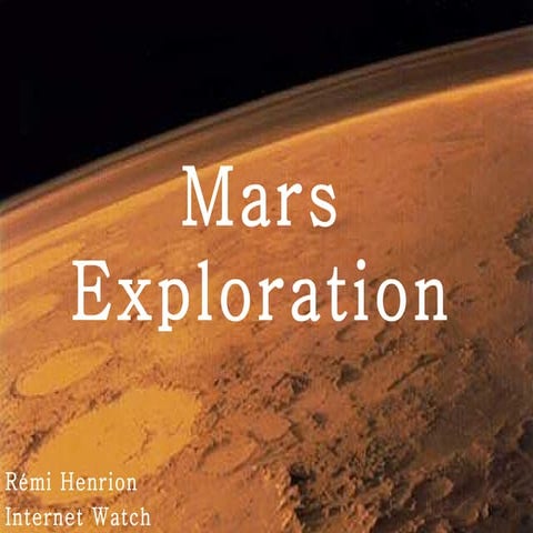 MARS EXPLORATION | PPT