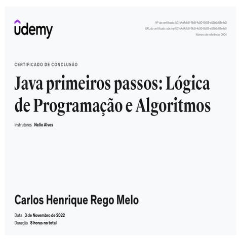 Java primeiros passos: Lógica de Programação e Algoritmos | PPT