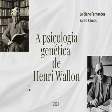 Henri wallon biografia conceitos | PPTX
