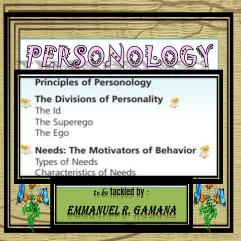 Henry Murray's Personology | PPT