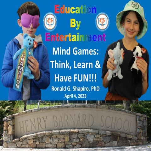 Mind Games For Henry Barnard School: Think, Learn & Have Fun!!! Henry ...