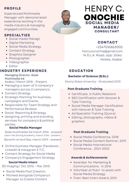 Elijah Resume 2016 | PDF