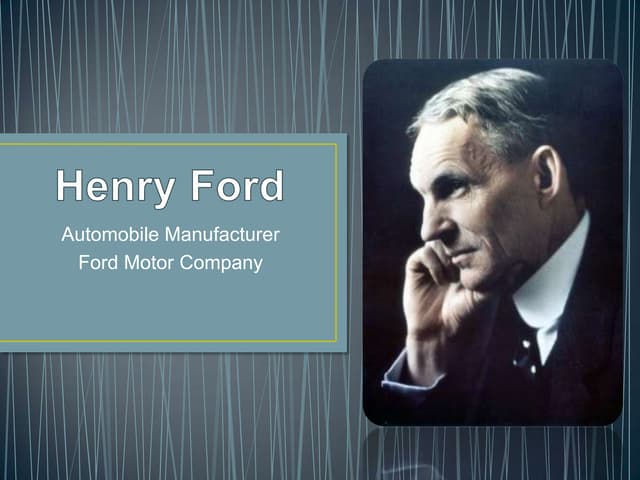 Henry ford ppt