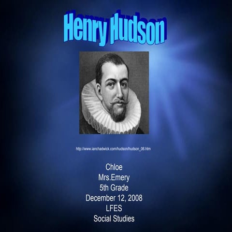 Henry hudson | PPTX