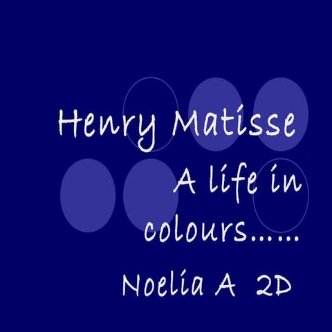 Henry Matisse | PPT