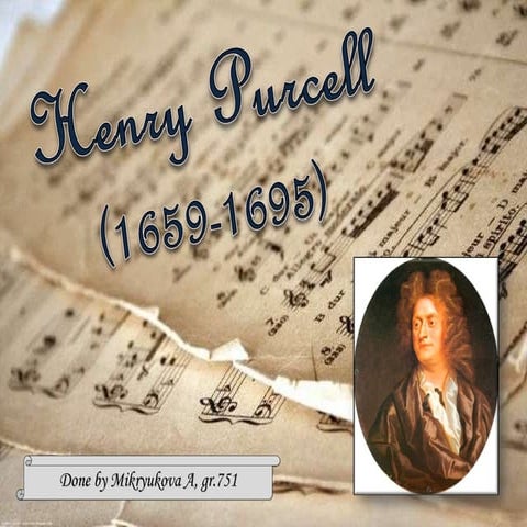 Henry Purcell | PPT