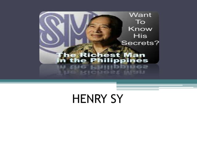 Henry sy | PPTX