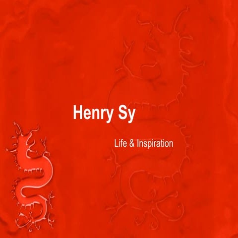 Henry sy ppt (final) | PPTX